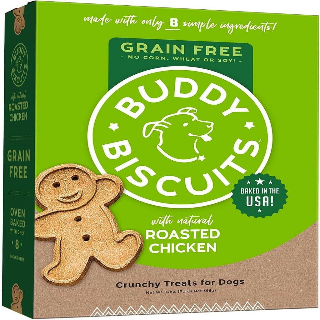 Buddy Biscuits Oven-Baked Grain Free Crunchy Roasted Chicken Dog Treat