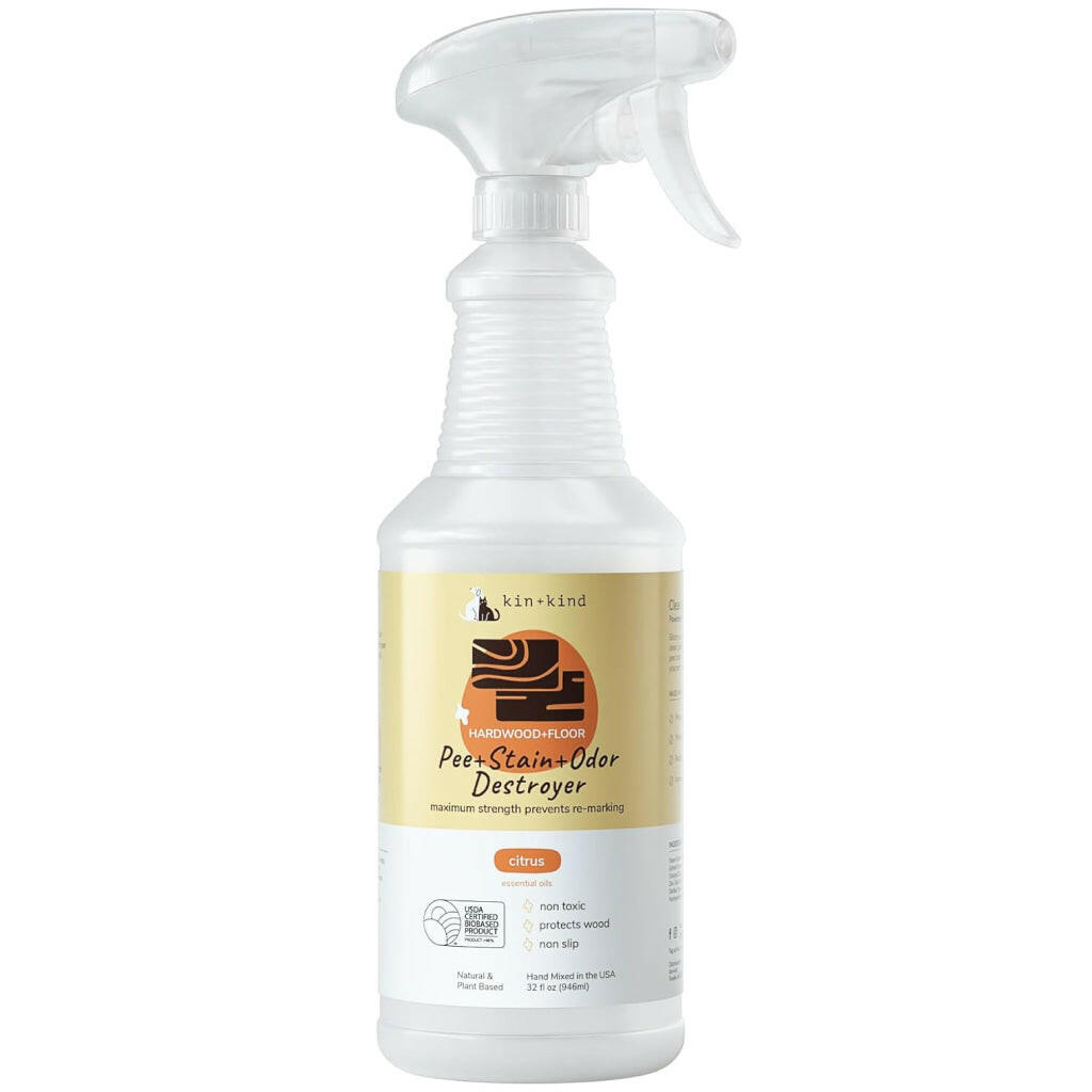kin+kind Citrus Hardwood Floor Pee + Stain + Odor Destroyer (32 oz)