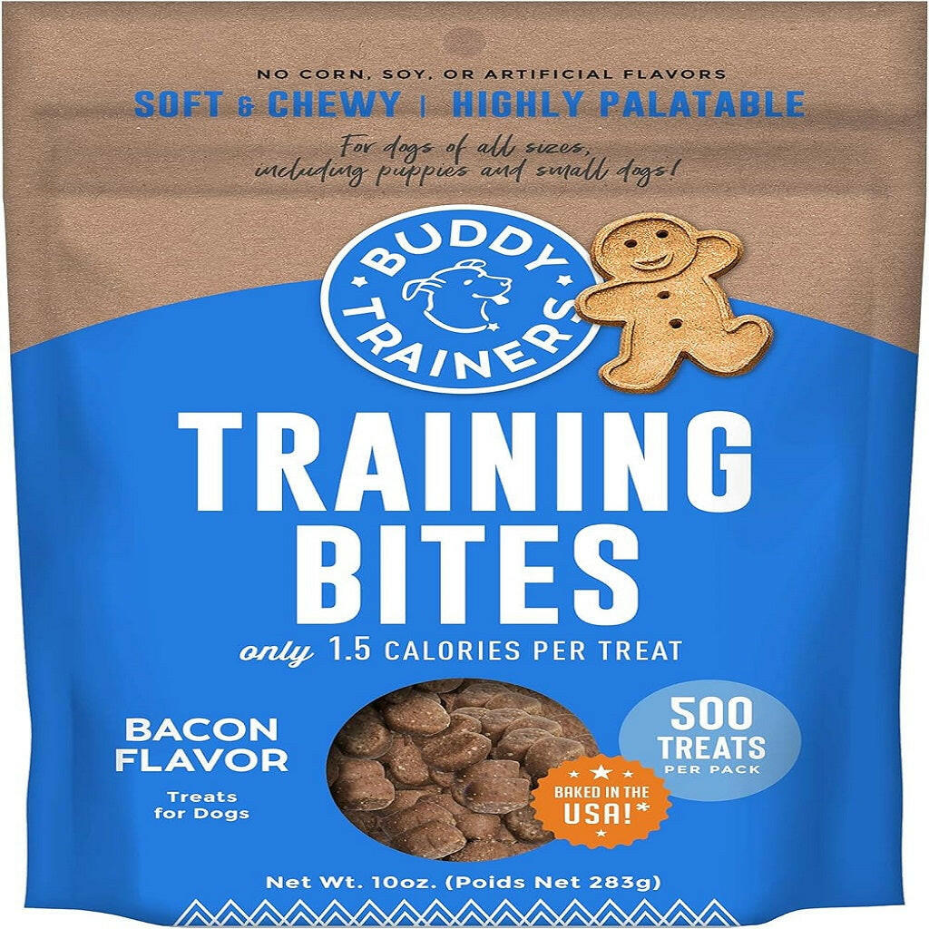 Buddy Trainers Training Bites Soft & Chewy Bacon Flavored Dog Treats