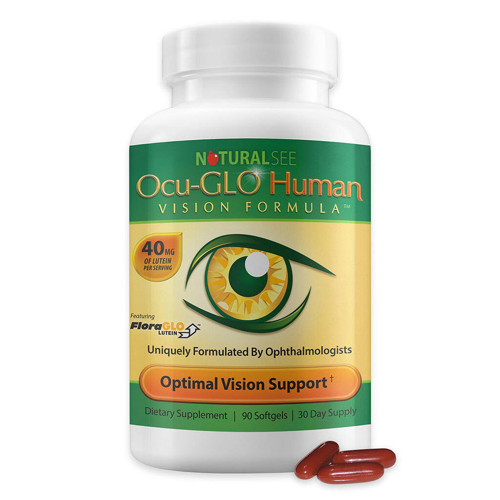 Ocu-GLO Human Vision Formula - Eye Health Supplement for Adults