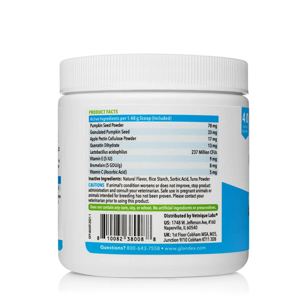 Glandex Anal Gland Support Tuna Flavored Powder for Cats