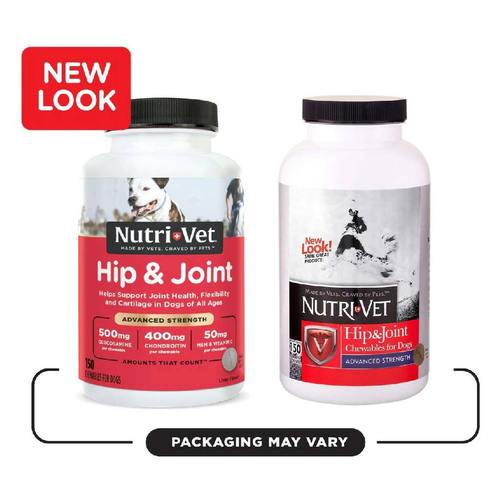 Nutri-Vet Hip & Joint Advanced Strength Chewable Tablets - 150 ct