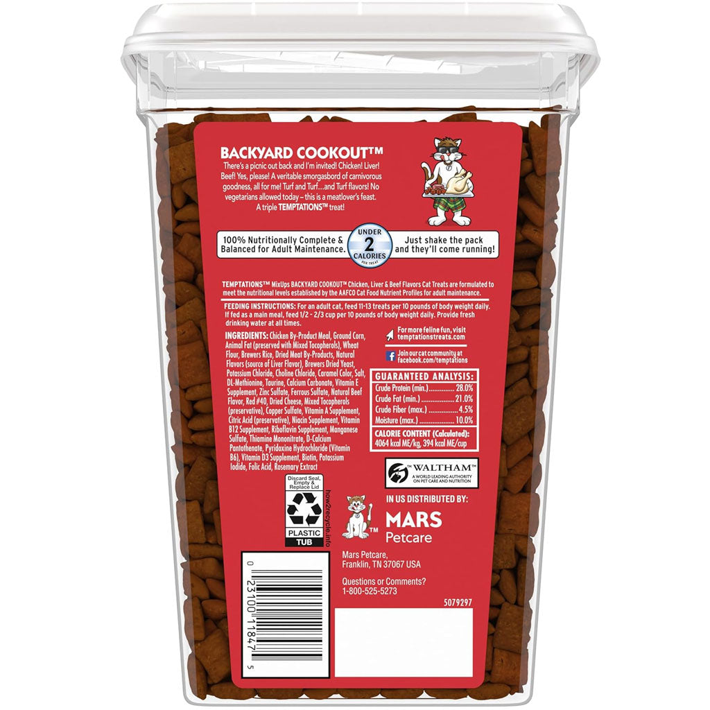 Temptations Backyard Cookout Cat Treats: Soft & Crunchy