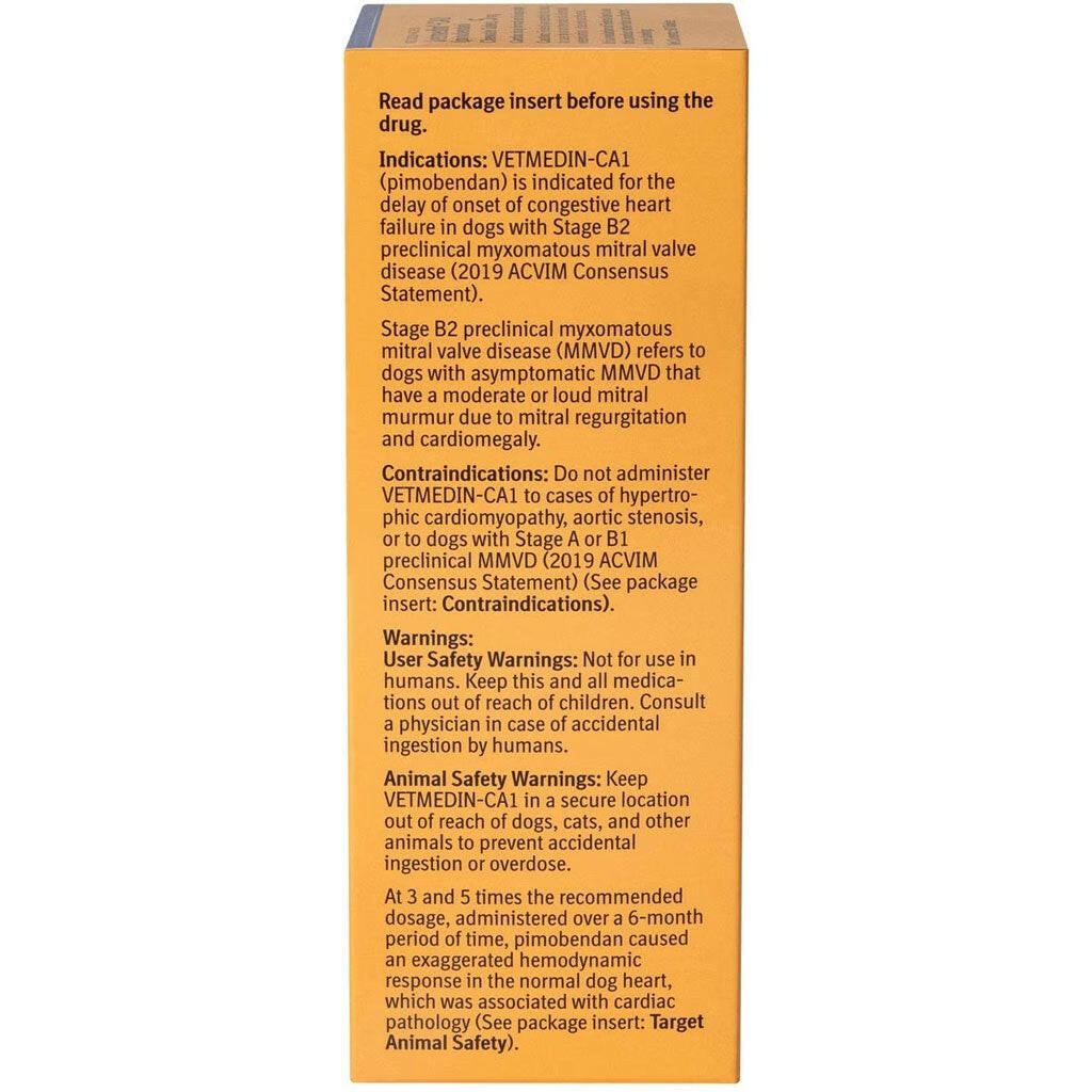 Vetmedin CA-1 (Pimobendan) 5mg Chewable Tablets