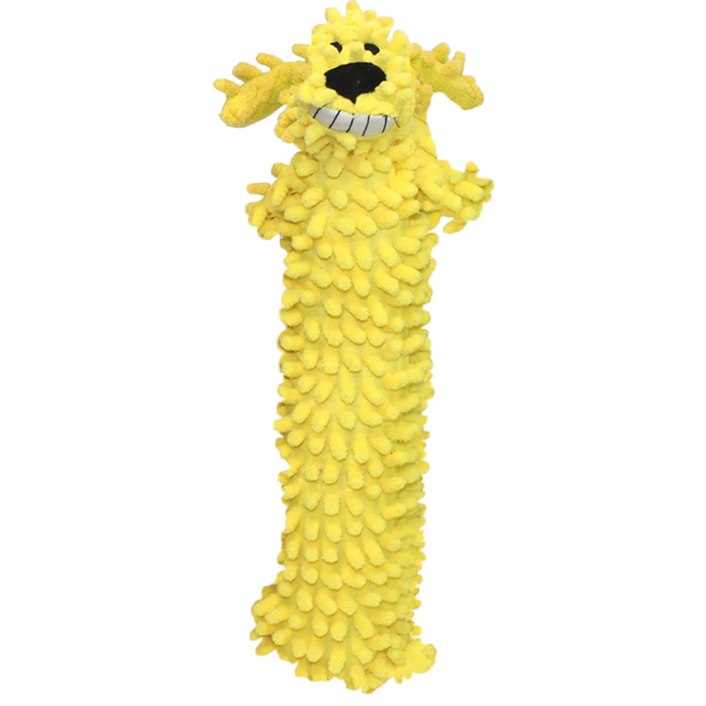Multipet Loofa Floppy Lightweight Plush Dog Toy - Unstuffed & Durable
