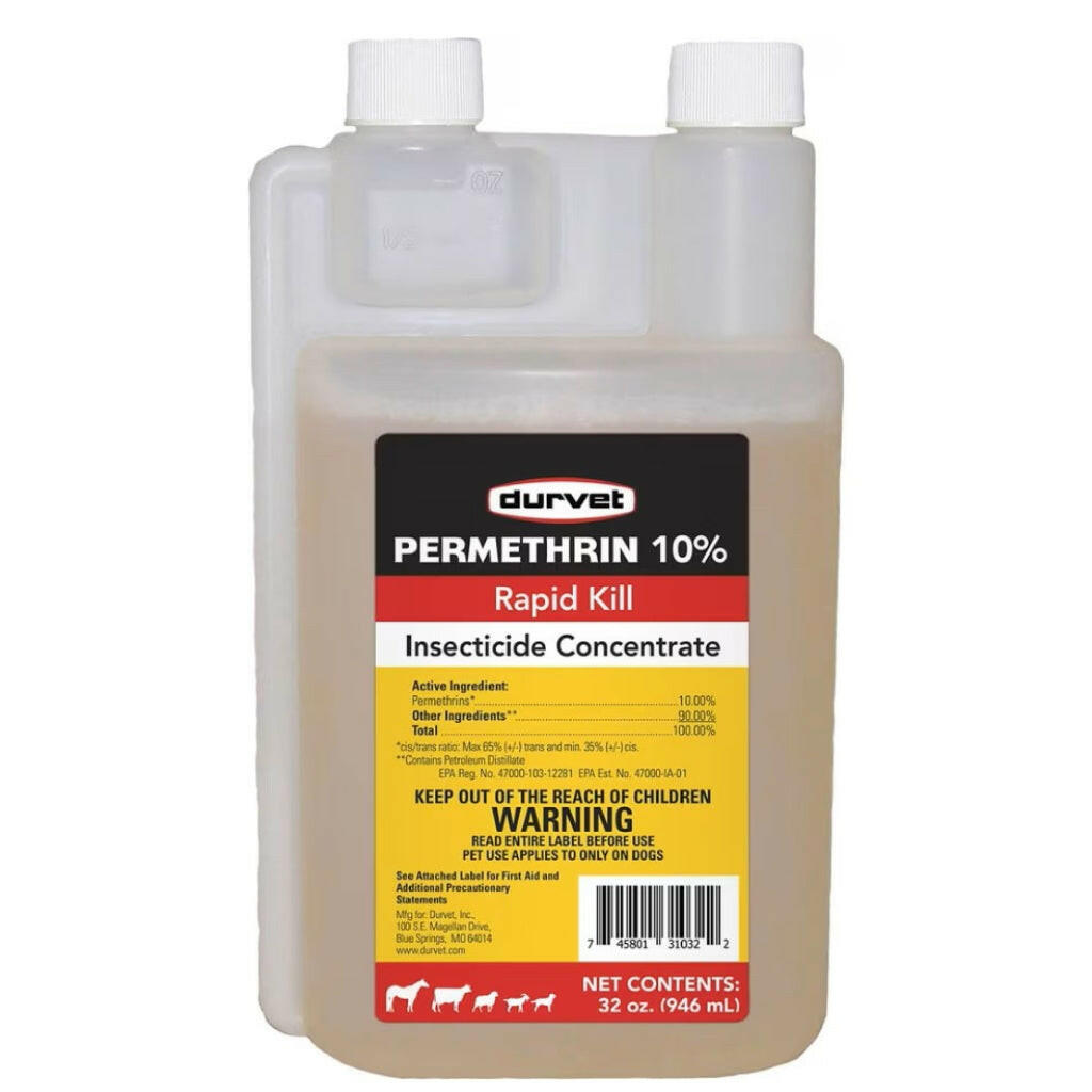 Concentrated Insecticide: Durvet Permethrin