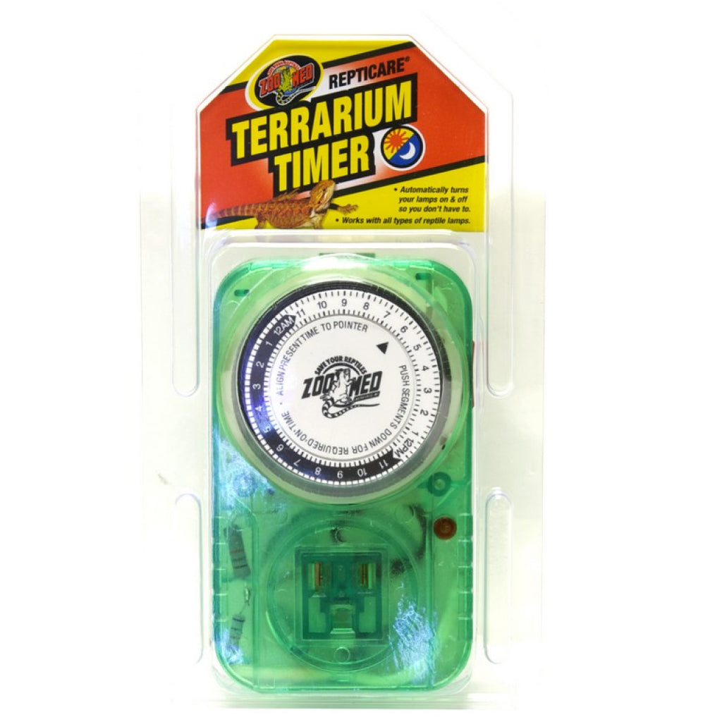 Zoo Med ReptiCare Terrarium Timer - 24-Hour Programmable Reptile Lighting