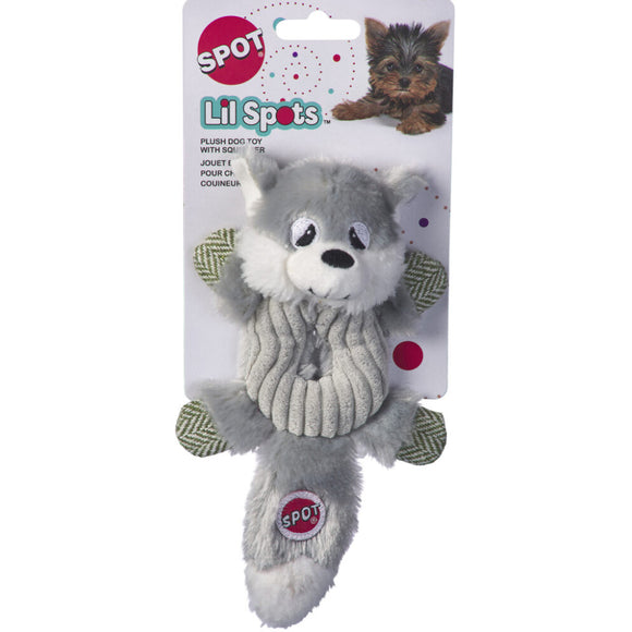 Spot Lil Spots Donut Crinklers Dog Toy 7" – 3-Pack Plush Squeaky Toy