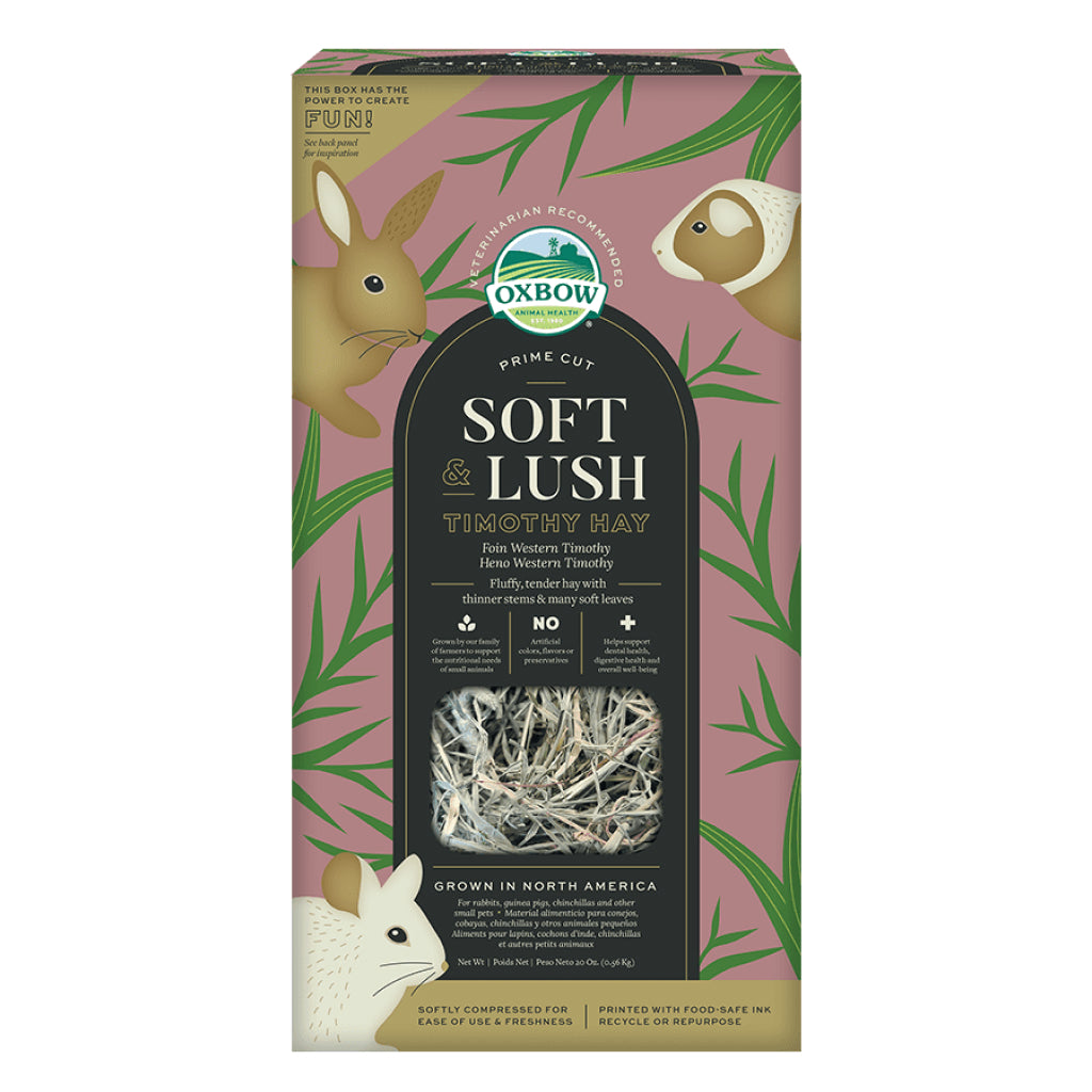 Oxbow Prime Cut Soft & Lush Timothy Hay for Small Pet Health