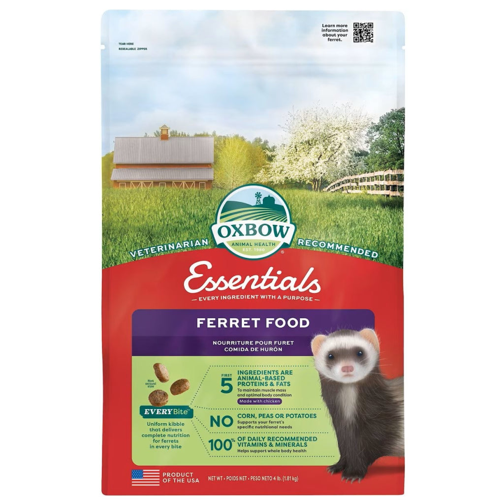 Oxbow Essentials Ferret Food – Natural Pellets for Ferrets