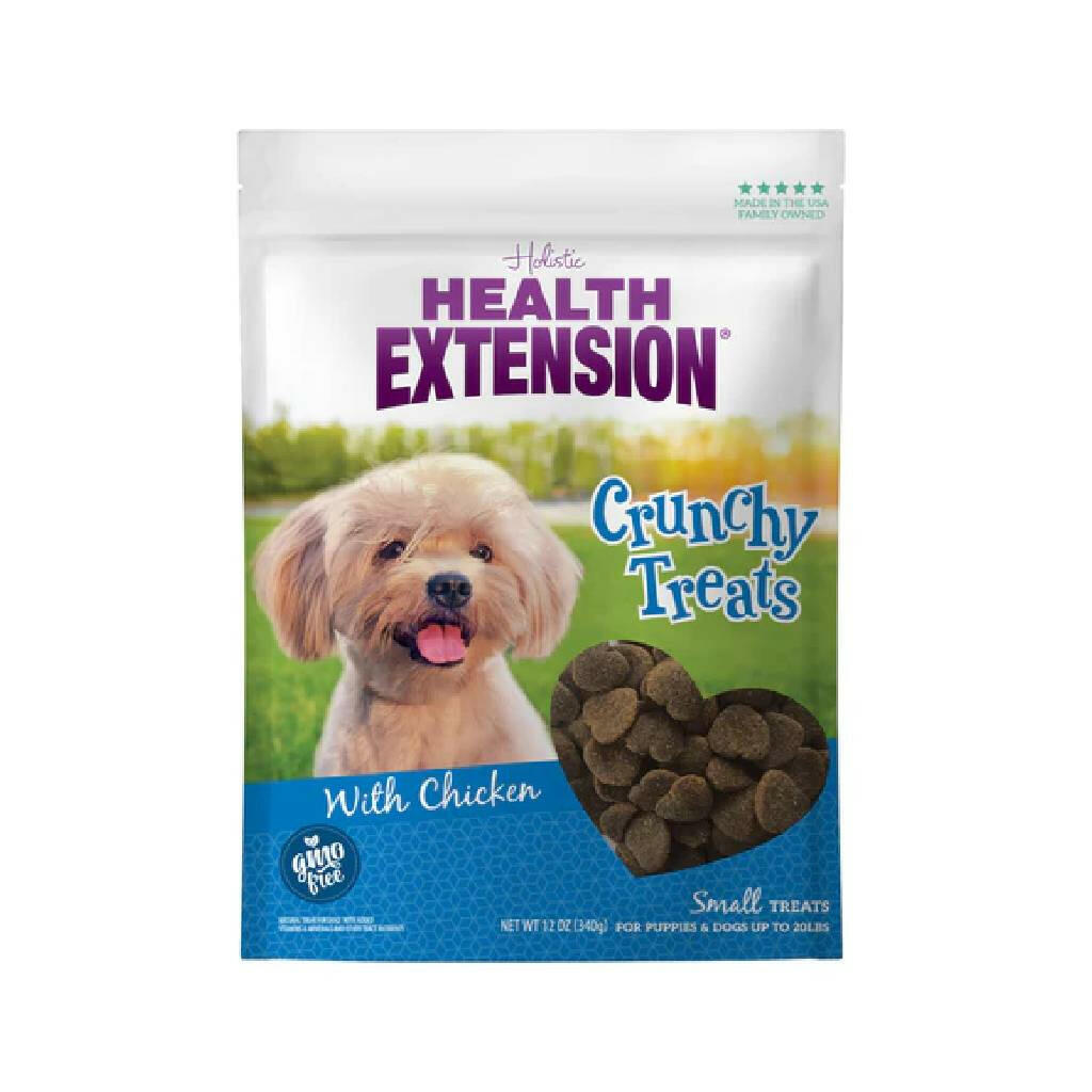 Health Extension Small Crunchy Dog Treats with Chicken at HardyPaw