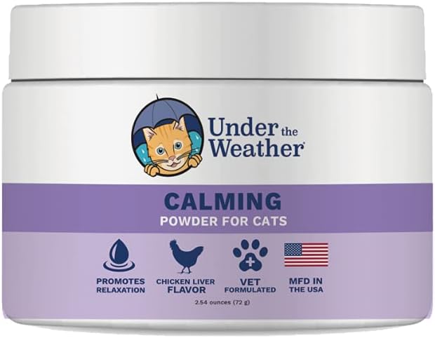 Under the Weather Calming Powder: Natural Stress Relief for Cats
