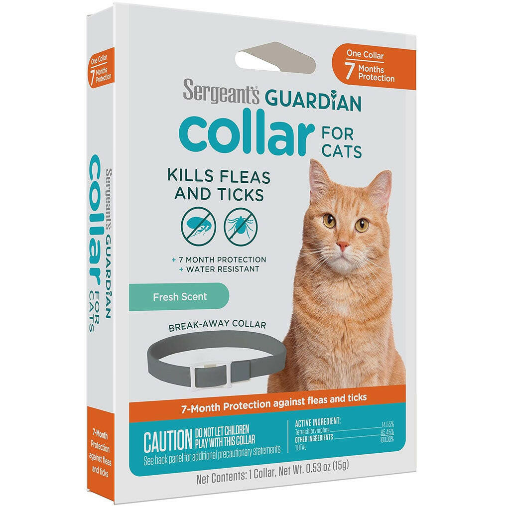 Sergeant's Guardian Flea & Tick Collar Cat | 7-Month Protection