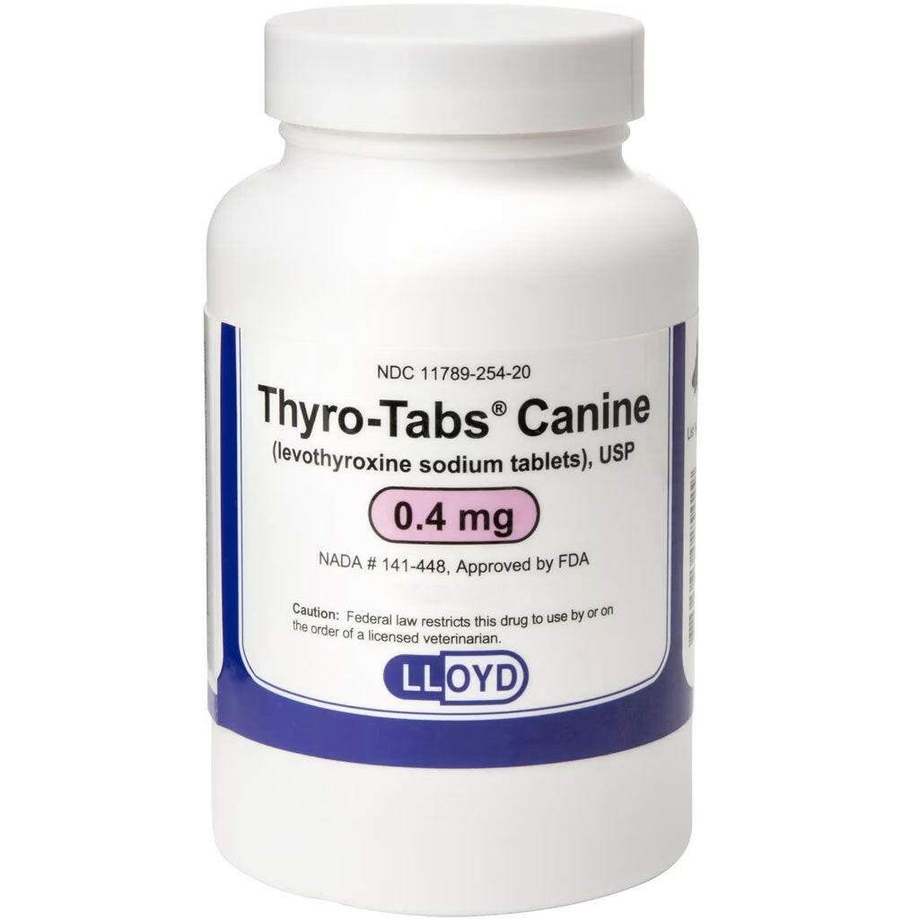 Thyro-Tabs 0.4mg for Dogs - Levothyroxine for Hypothyroidism