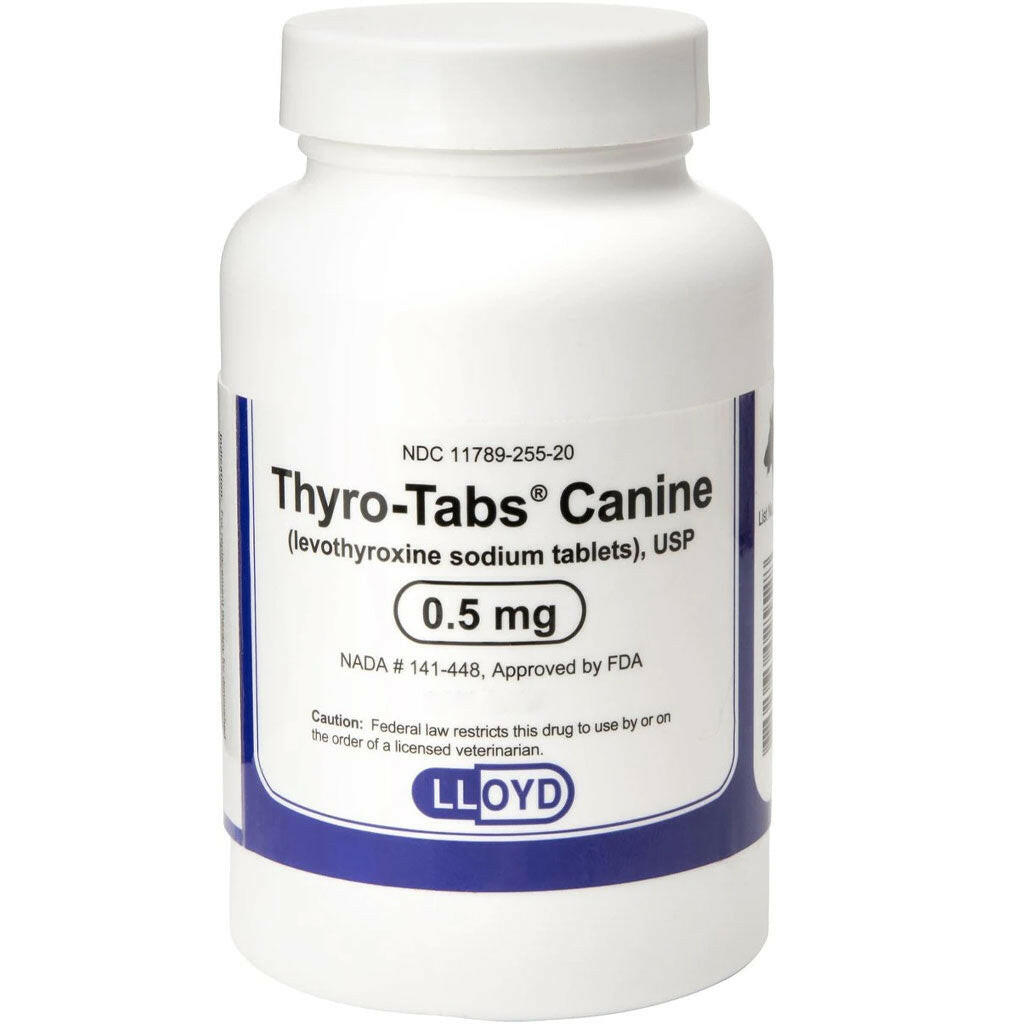 Levothyroxine 0.5 mg for Dogs – Thyro-Tabs Thyroid Treatment
