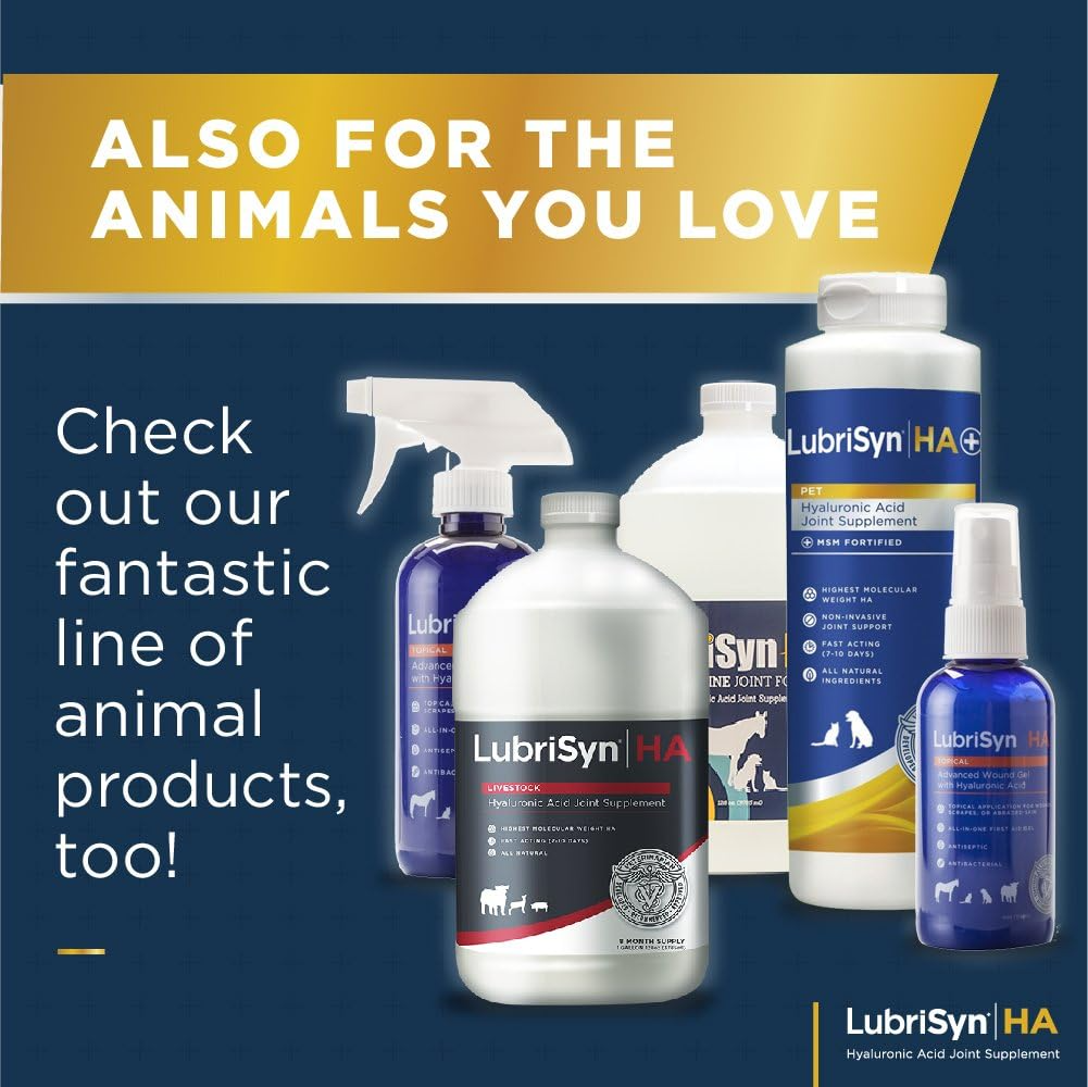 LubriSynHA Human Joint Supplement – 3 x 11.5oz | Vegan HA