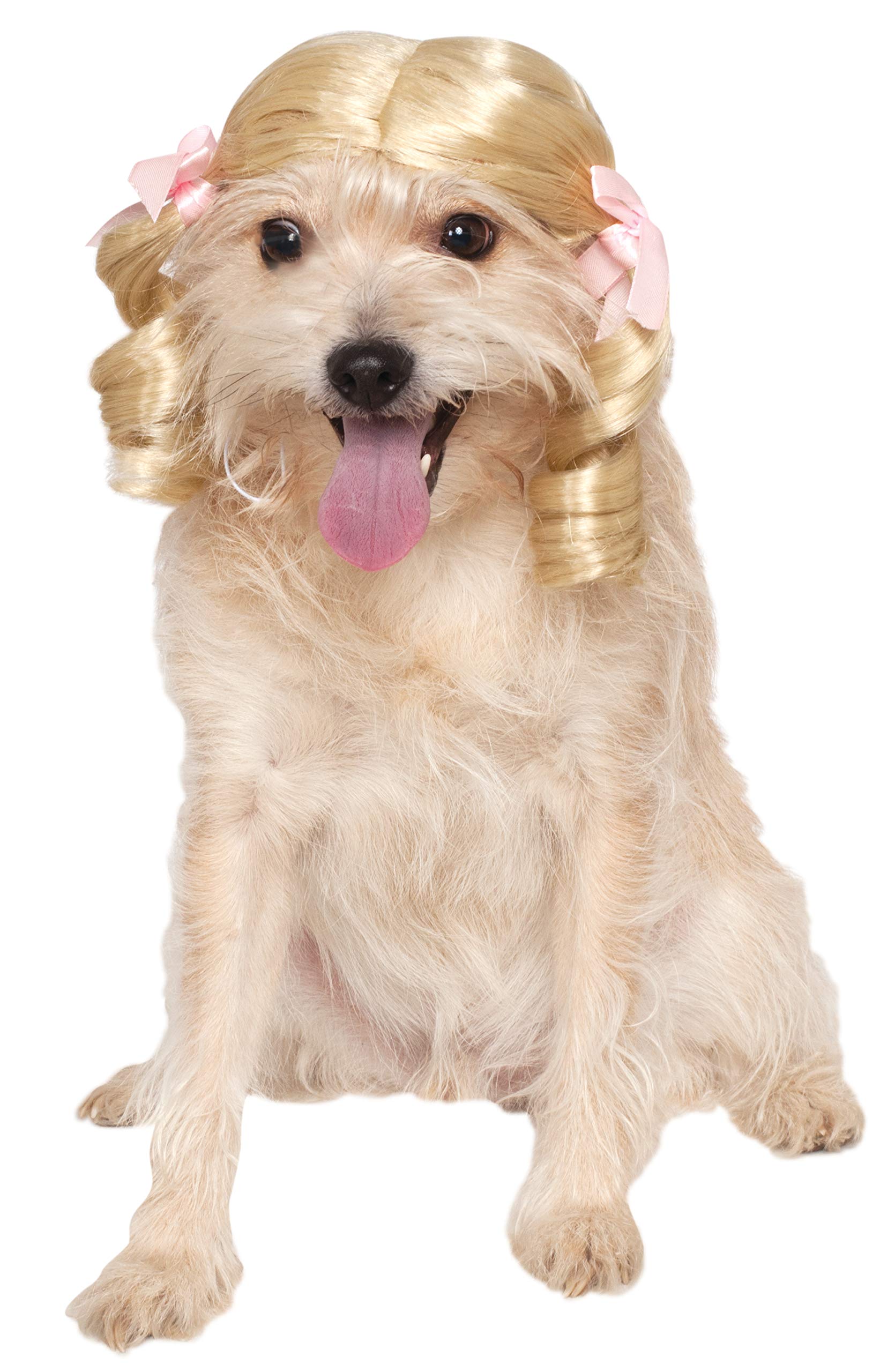 Pets Blonde Cheerleader Costume Wig