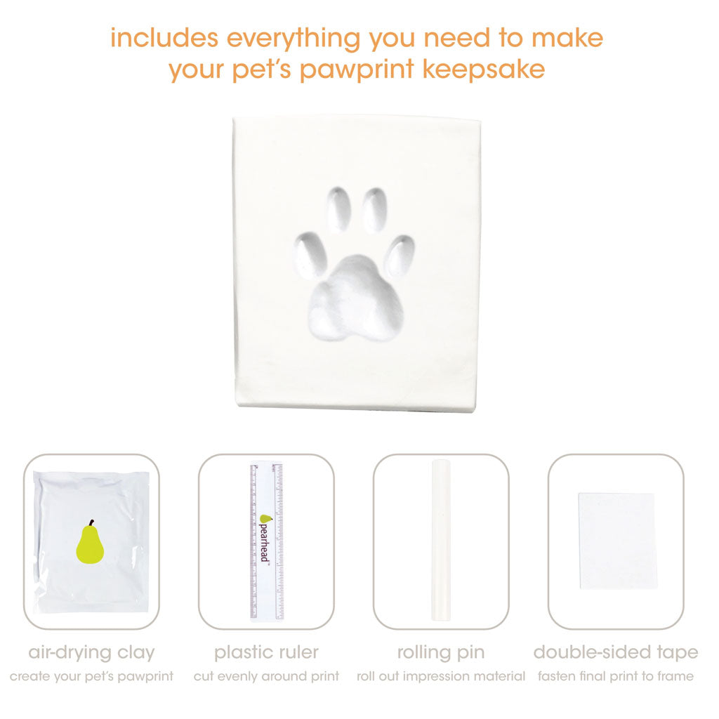 Pearhead Memory Box for Pets – With Impression Kit