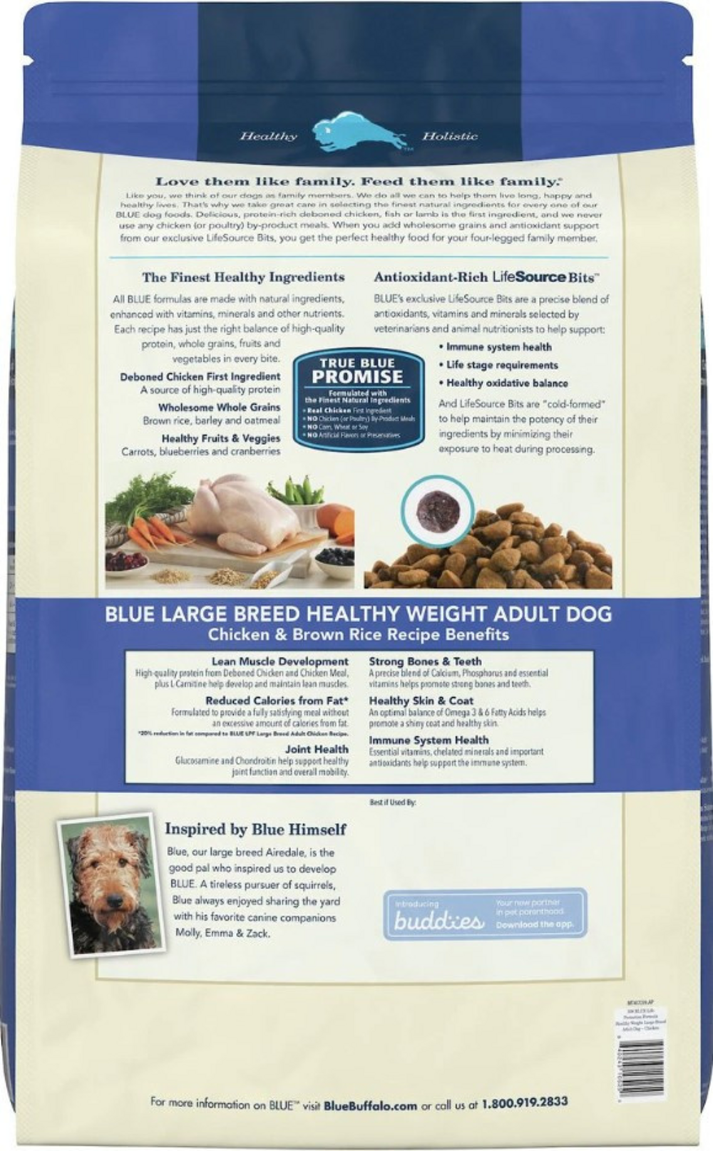 Blue Buffalo Life Protection Formula Healthy Weight Large Breed Adult