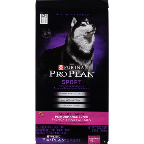 Purina Pro Plan All Ages Sport Performance 30/20 Salmon & Rice Formula