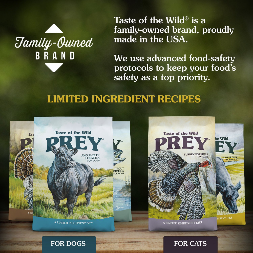 Taste Of The Wild Grain Free Prey Limited Ingredient Angus Beef Dry Ca