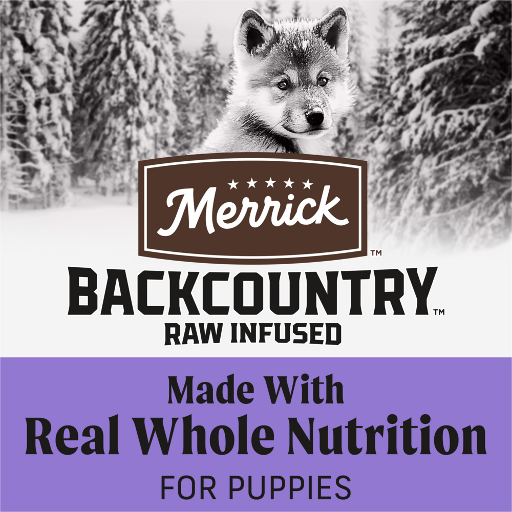 Merrick Backcountry Healthy Grains Premium Dry Puppy Kibble With Freez
