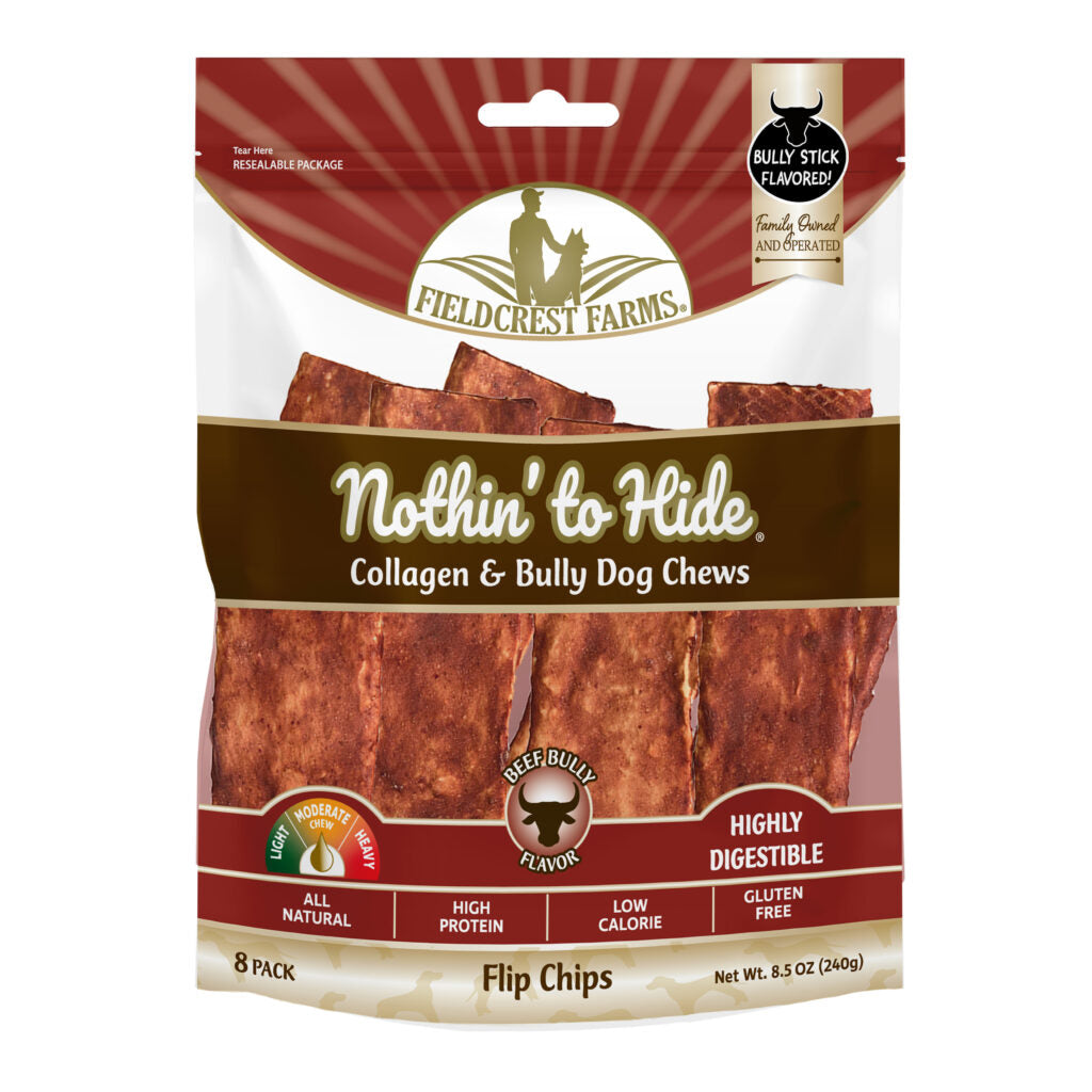 Fieldcrest Farms Nothin' to Hide Collagen & Bully Flip Chips – Rawhide ...