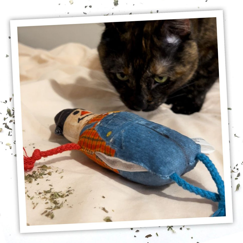 Meowijuana "Get Spooked" - Scarecrow Fillable Catnip Toy For Cats