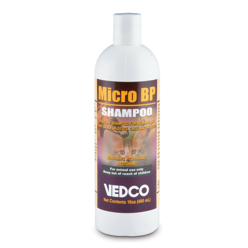 Vedco Micro BP Benzoyl Peroxide Shampoo for Dogs, Cats & Horses