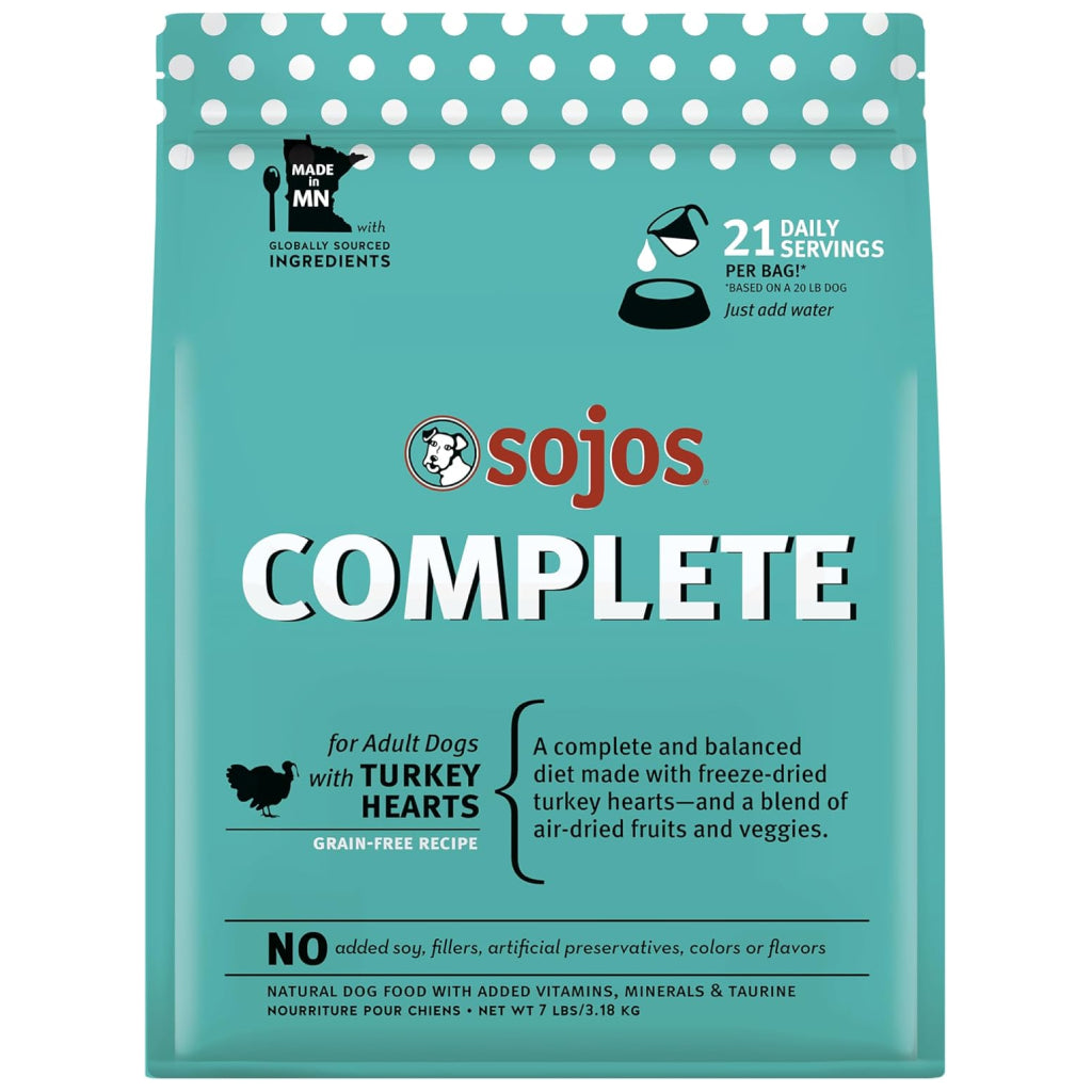 Sojos Complete Turkey Recipe Freeze-Dried Adult Food For