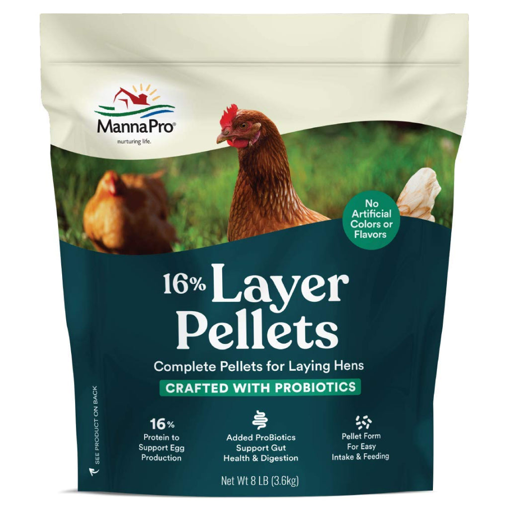 Manna Pro 16% Layer Pellets with Probiotics for laying Hens
