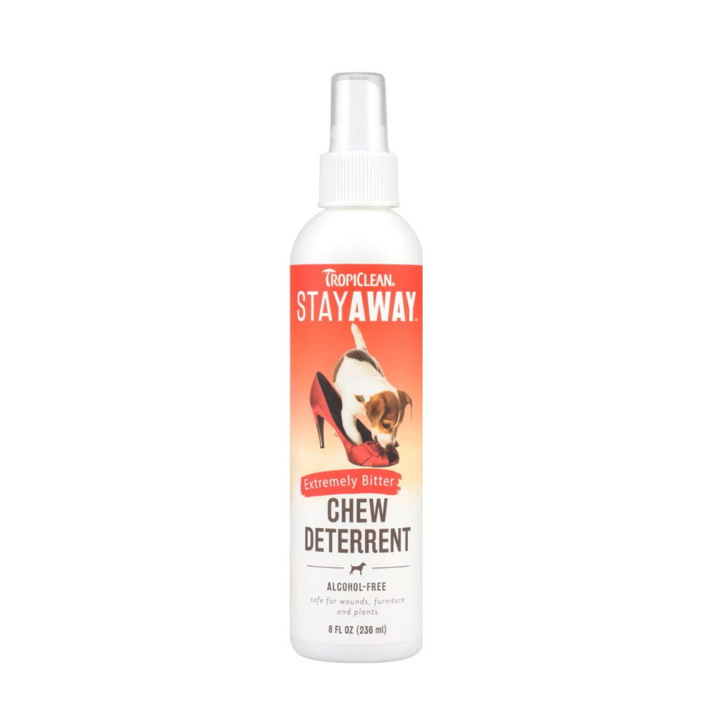 TropiClean Stay Away Pet Chew Deterrent Spray for Dogs