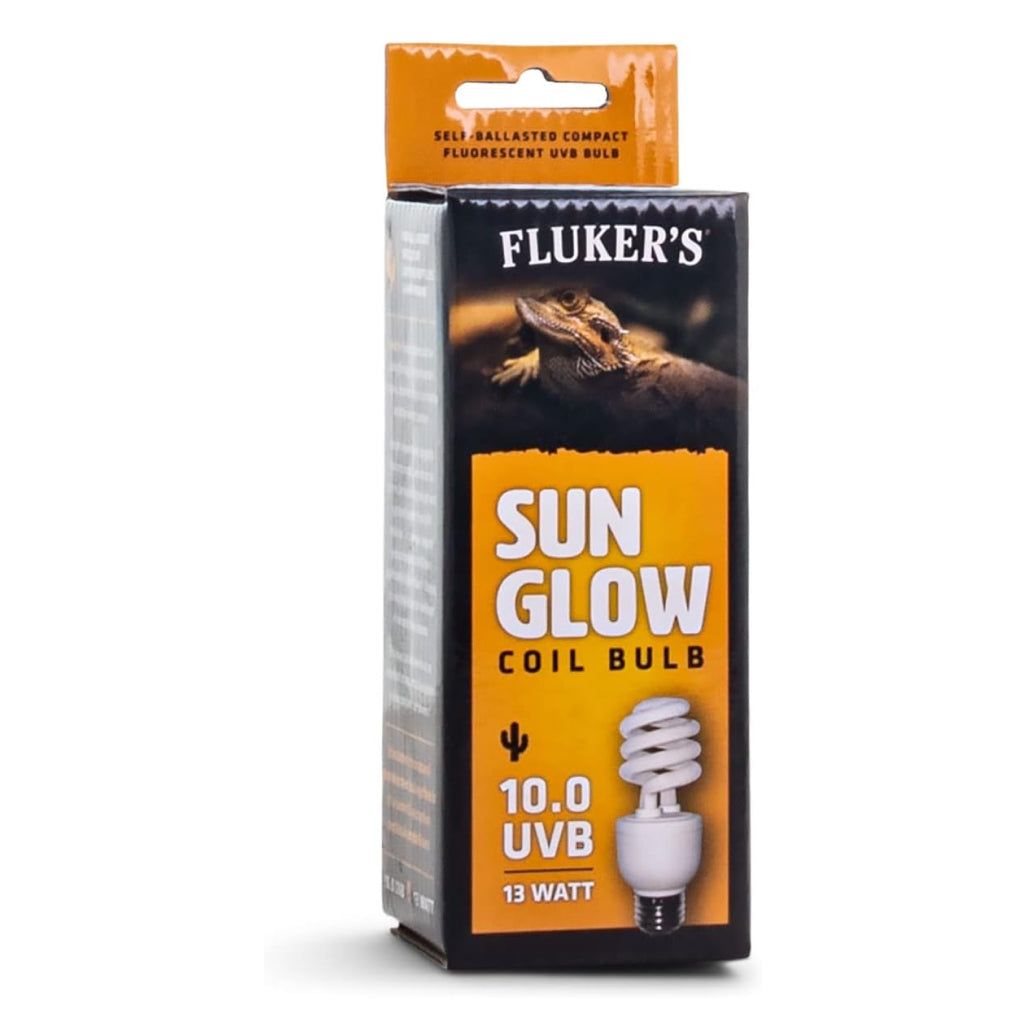 Fluker's Sun Glow 10.0 UVB Coil Bulb for Desert Reptile Health