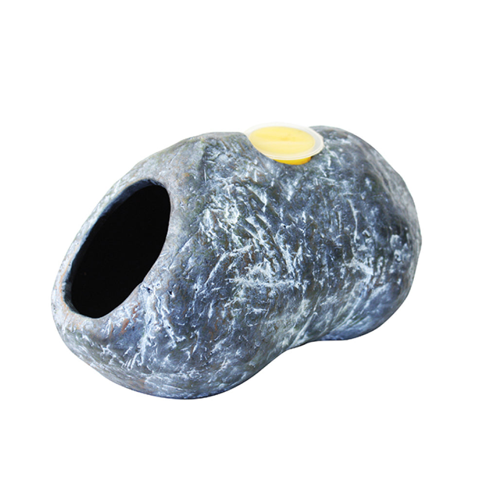 Komodo Jelly Pot Rock Den - Natural Reptile Hide & Jelly Pot Holder ...