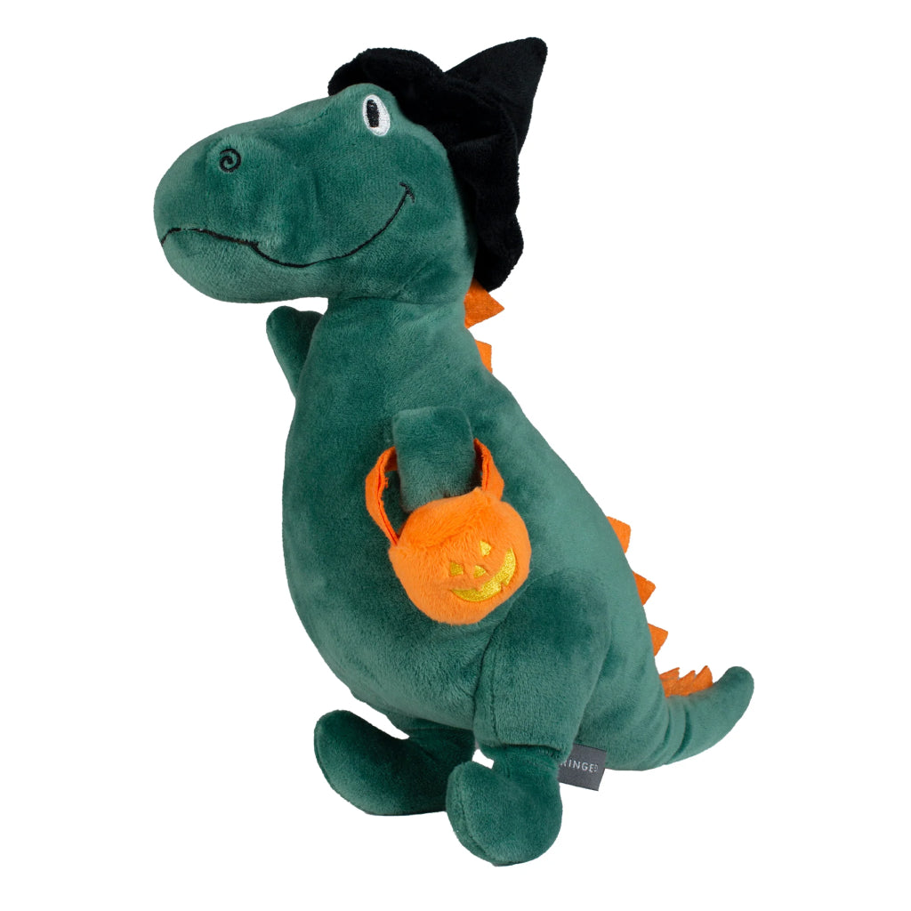 Candy Rex Plush Dog Toy – Loud Squeaker, Fun Halloween Design