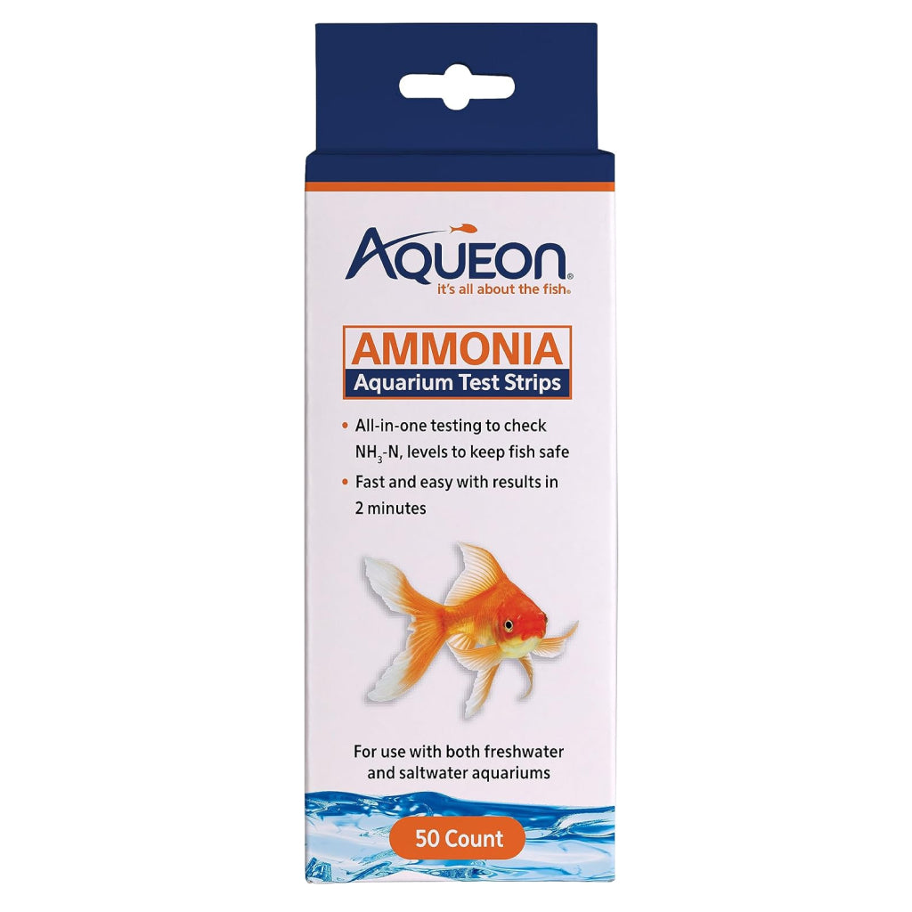 Aqueon Ammonia Test Strips - Fast & Accurate Aquarium Testing