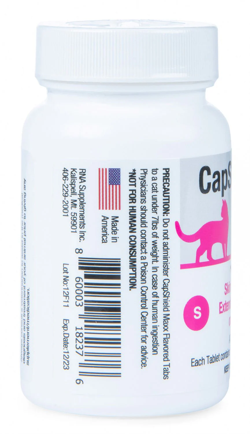 CapShield Maxx for Cats 7–15 lbs - Fast Flea Control Tabs