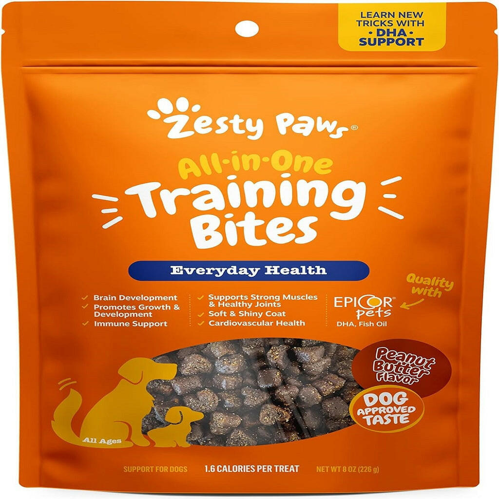 Zesty paws All-in-One Peanut Butter Flavored Multivitamin Training Bit