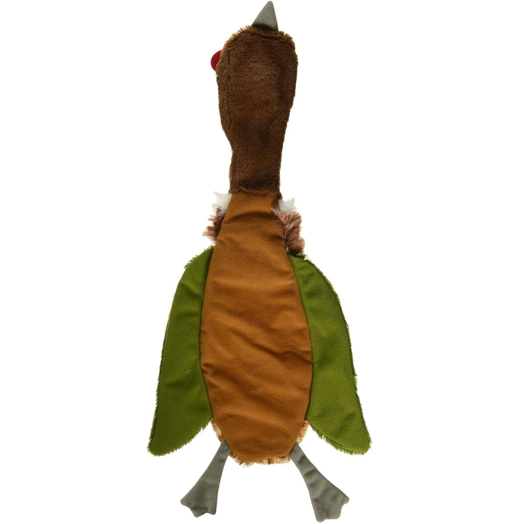 Skinneeez Crinklers Bird Dog Toy: Stuffing-Free, Squeaky Play