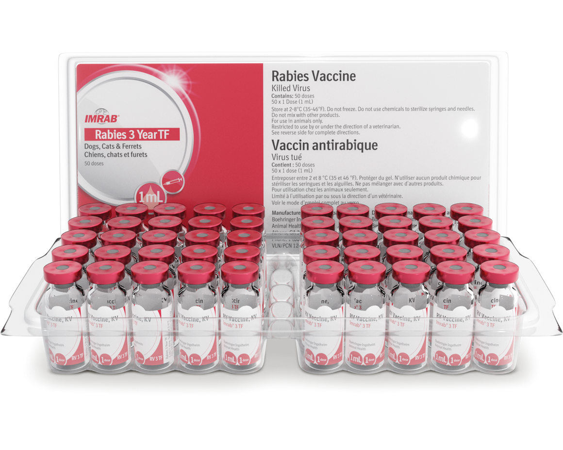 IMRAB 3 TF Rabies Vaccine for Dogs, Cats & Ferrets