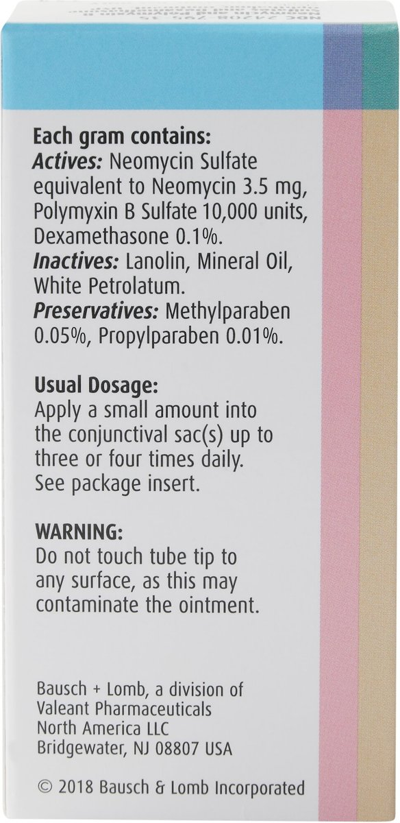 Neo-Poly-Dex Ophthalmic Ointment – Bacterial Eye Relief