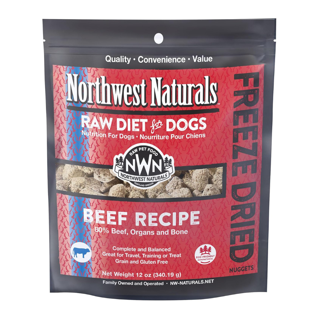 Northwest Naturals Freeze-Dried Nuggets Beef Recipe Raw
