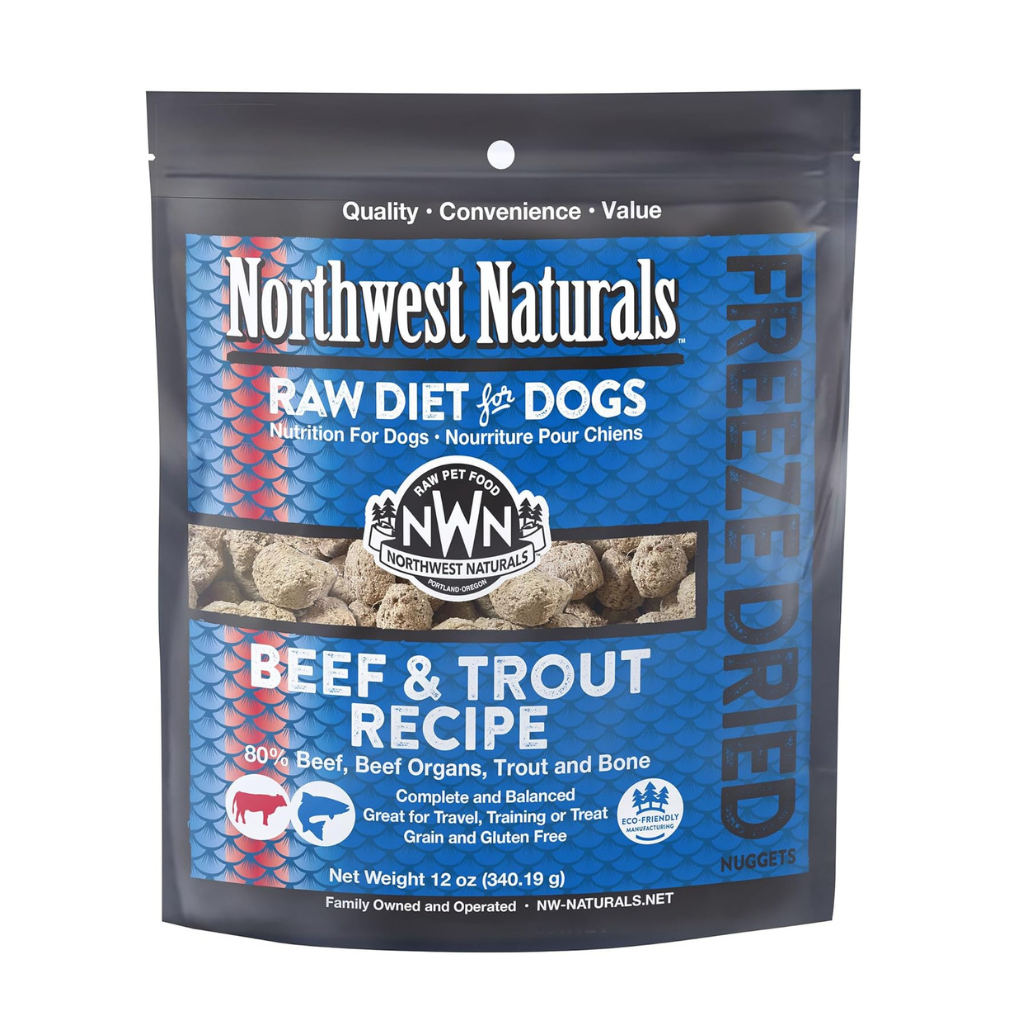 Northwest Naturals Freeze-Dried Nuggets Beef & Trout Recipe