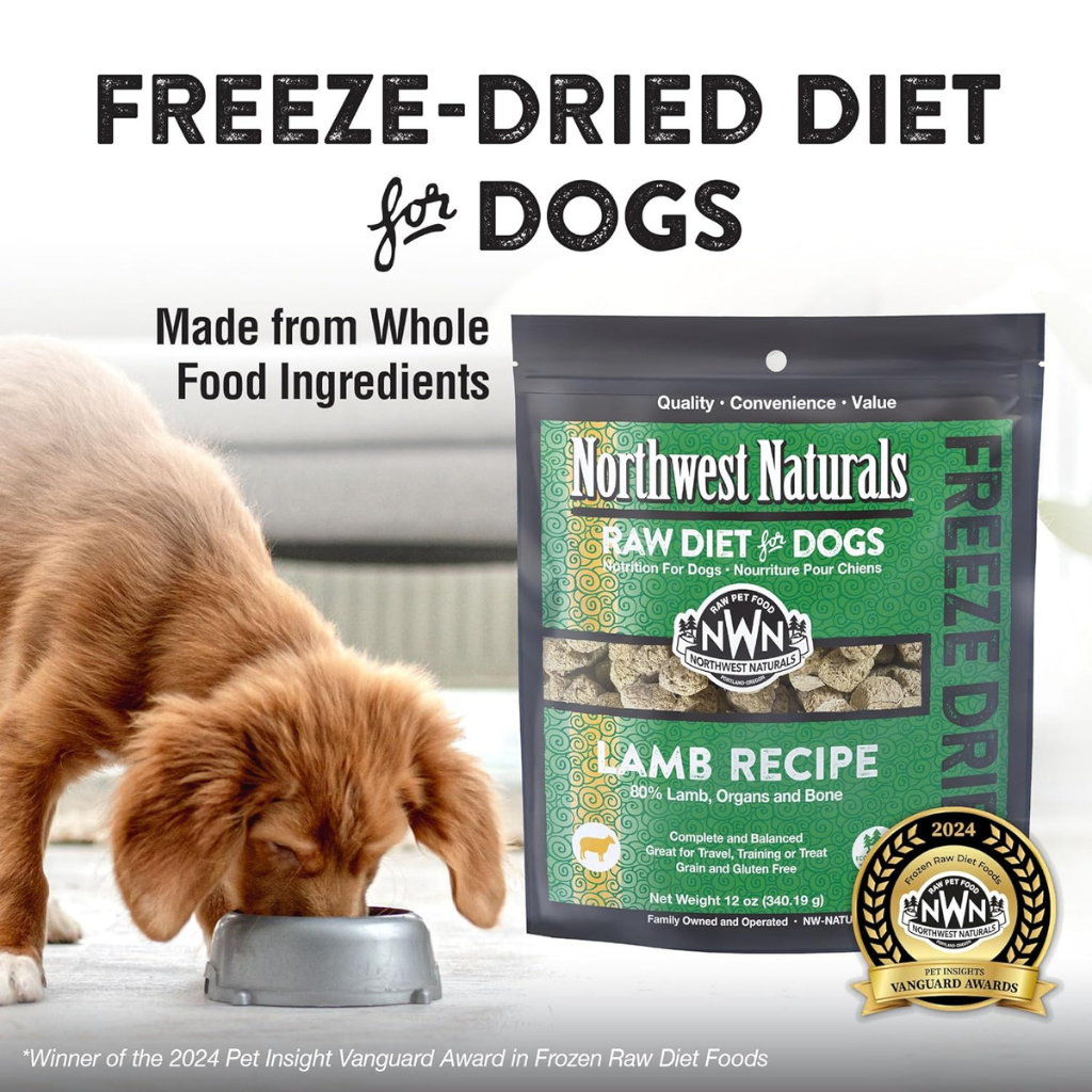 Northwest Naturals Freeze-Dried Nuggets Lamb Recipe Raw