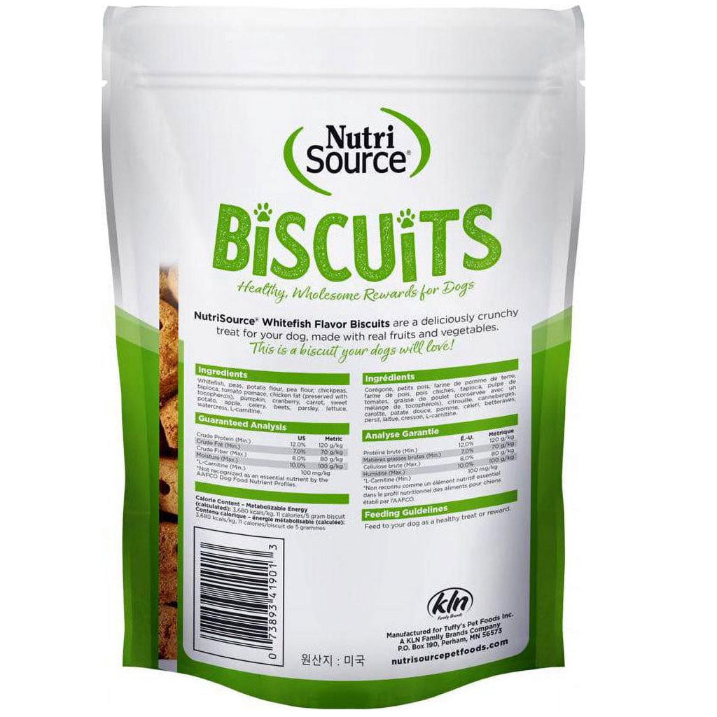 Whitefish Flavor Dog Biscuits by NutriSource!