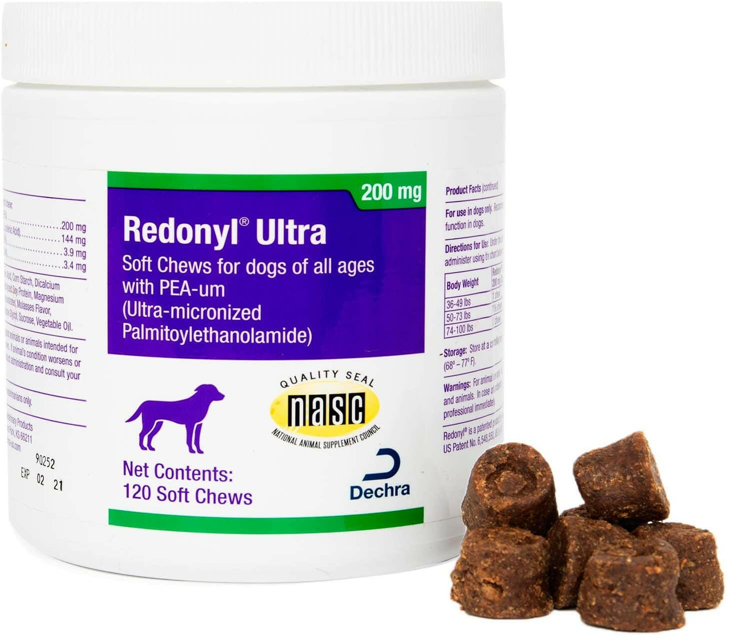 Dechra Redonyl Ultra Daily Skin Comfort Chews for Dogs