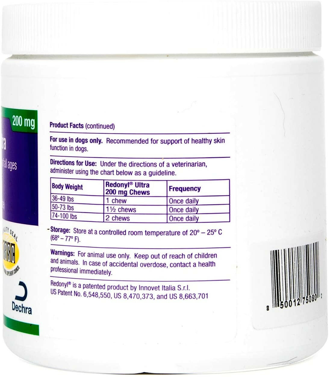 Dechra Redonyl Ultra Daily Skin Comfort Chews for Dogs
