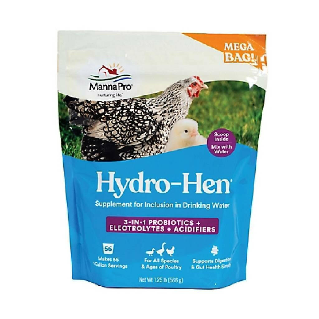 Chicken Probiotics and Electrolytes: Hydro Hen Supplement