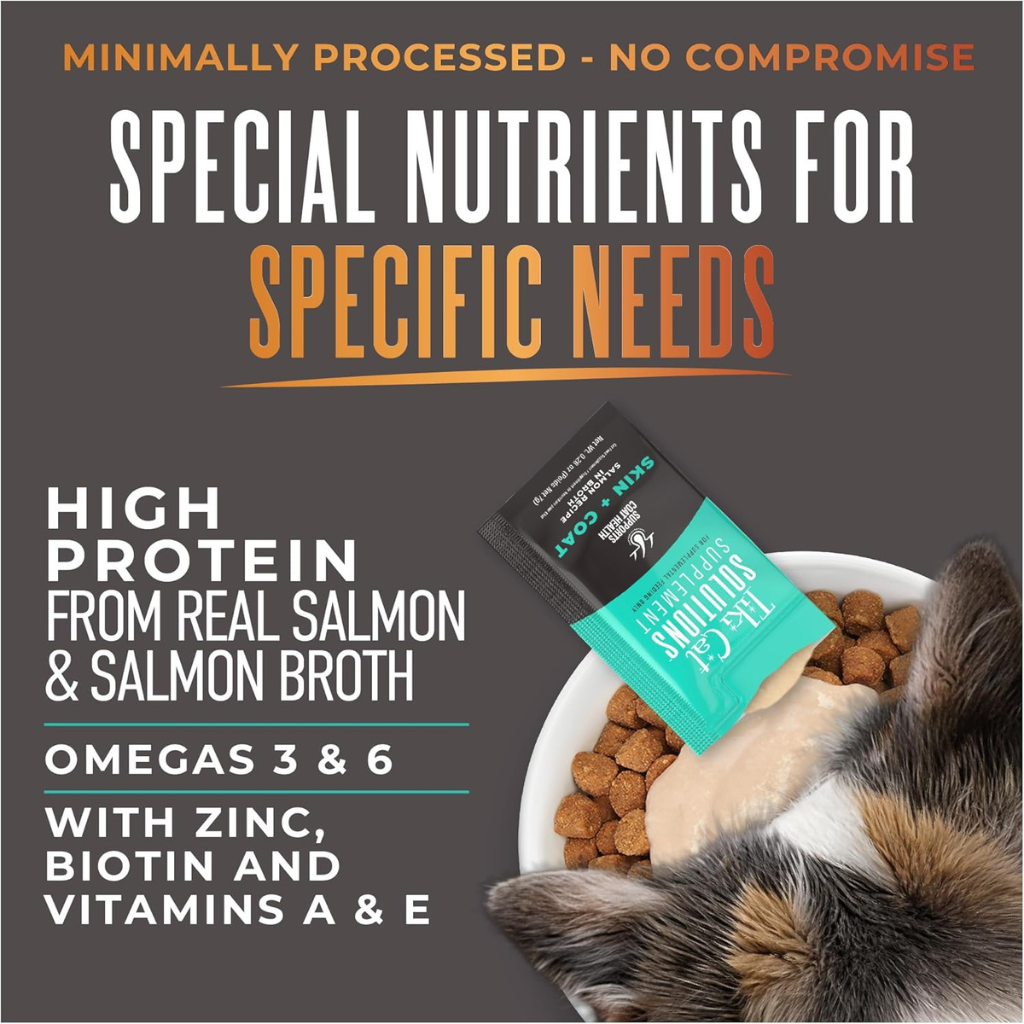Tiki Cat Solutions Supplement Skin & Coat Salmon Recipe in