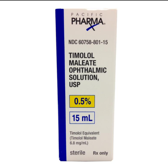 Timolol Maleate Ophthalmic Solution 0.5% - Glaucoma Eye Drops